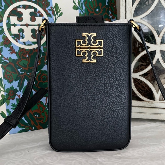 Tory Burch | Bags | New Tory Burch Britten Leather Crossbody Phone ...